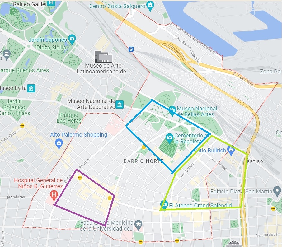 Paseo por Recoleta, que no incluye el cementerio y alrededores